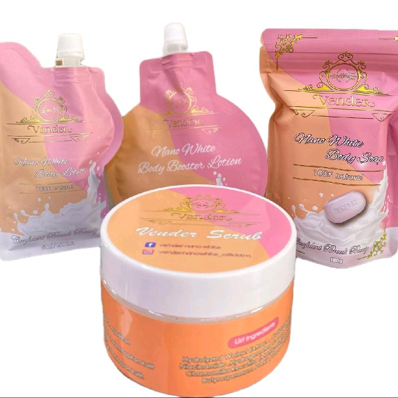 VENDER NANO WHITE BODY LOTION / VENDER SCRUB / VENDER BOOSTE - TikTok ...