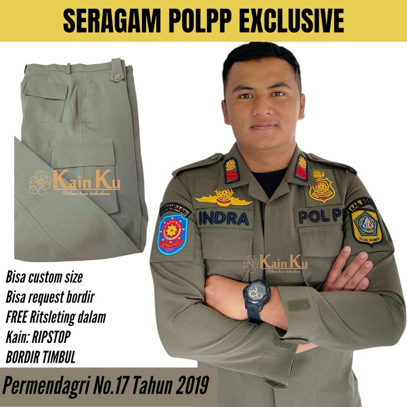 KAINKU SERAGAM PDL POLPP EXCLUSIVE KAIN RIPSTOP - Shop | Tokopedia