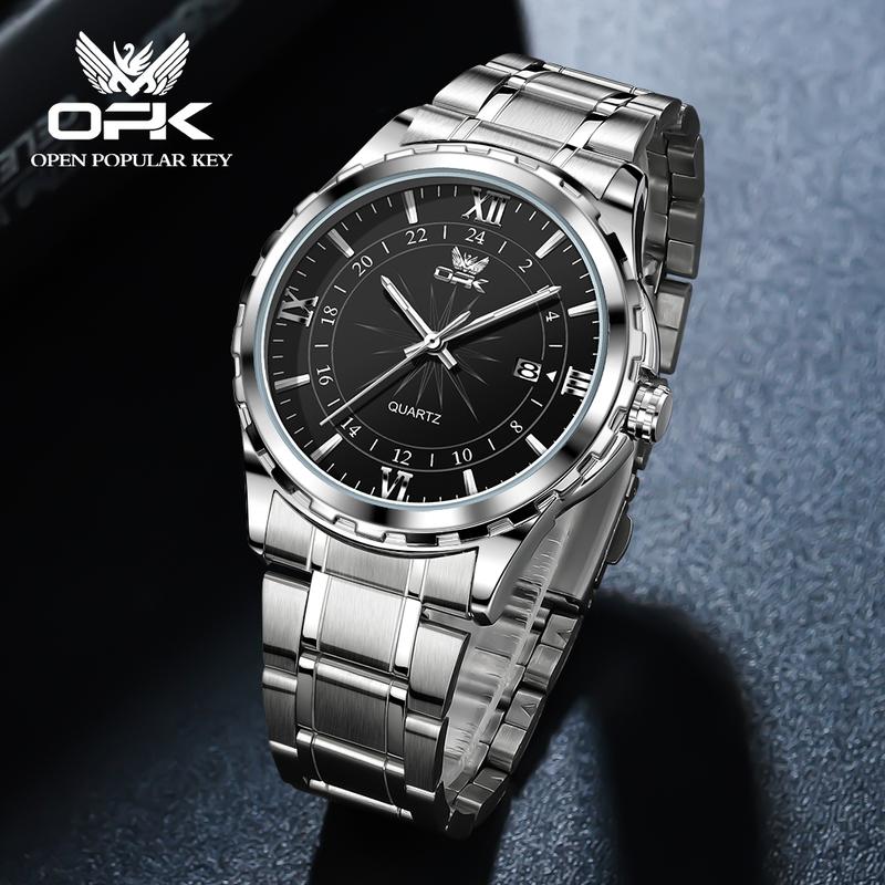 OPK Watch For Men Waterproof Original Date Luminous Fashion Quartz ...