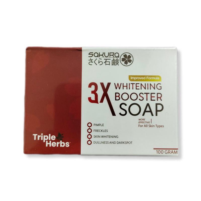 [Ready Stock] SAKURA 3X WHITENING BOOSTER SOAP Sabun Putih Sakura ...
