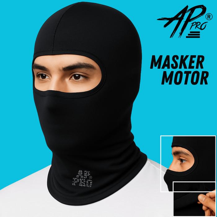 Promo AP PRO Masker Hlem Motor Balaclava Full Face Menutup Leher ...