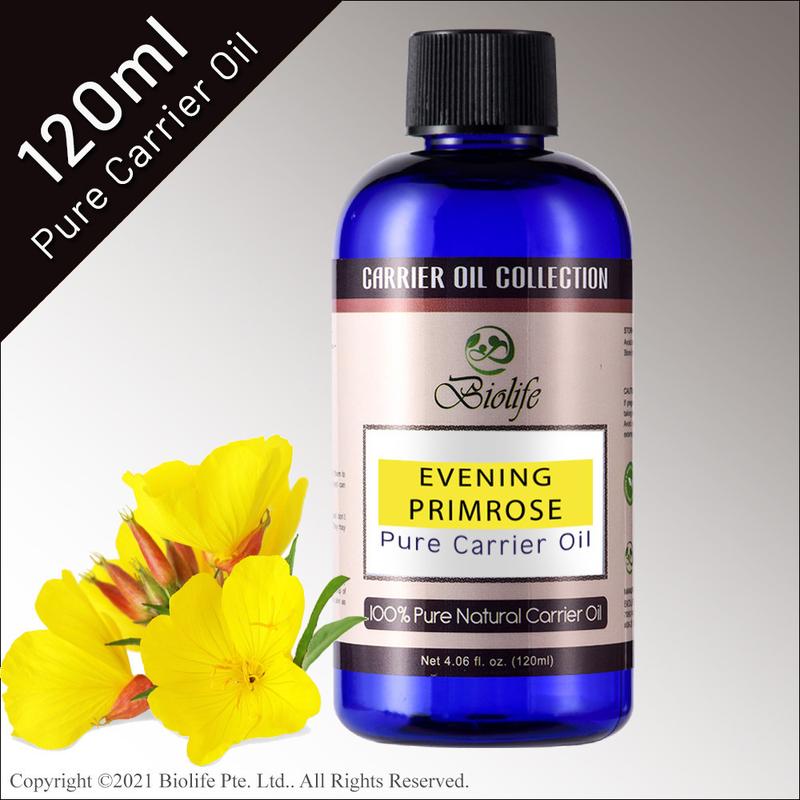 Biolife Evening Primrose Pure Carrier Oil (120ml) for Skin, Hair ...