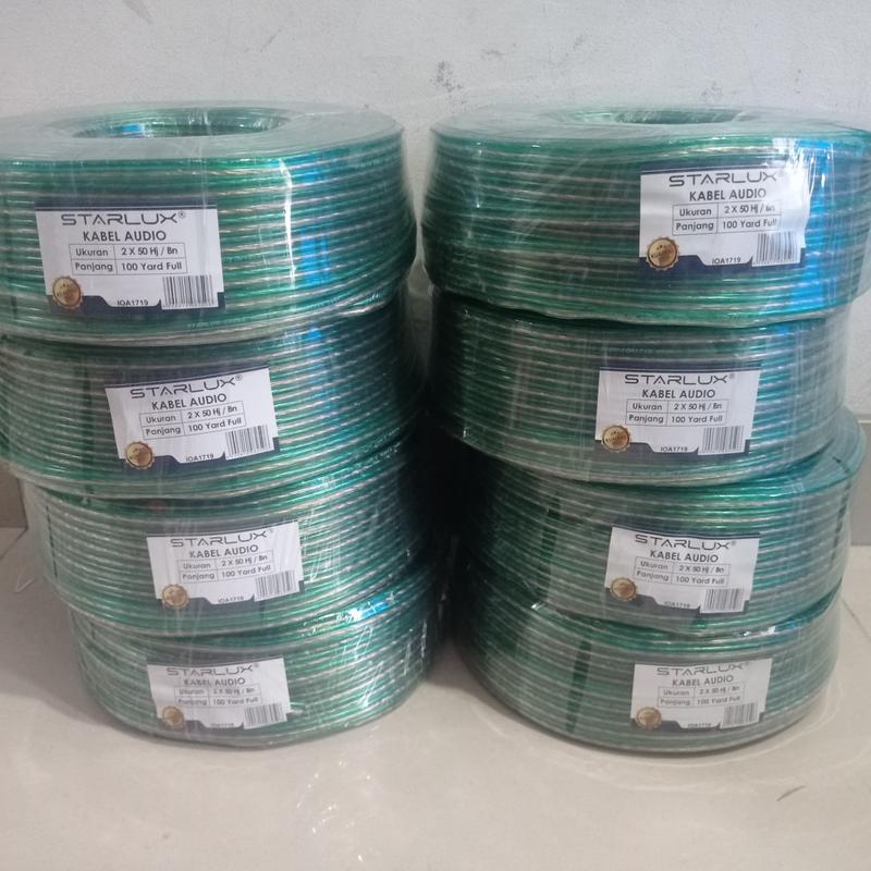 KABEL LISTRIK TRANSPARAN SERABUT 1 ROLL SIZE 2x50 PANJANG 10 - Shop ...