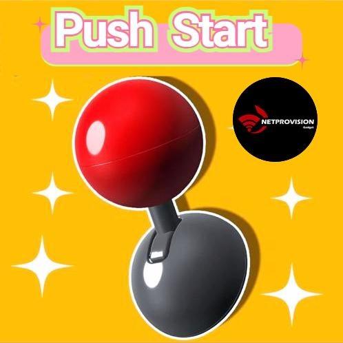 Push Start Butang Rocker, Aksesori Ubahsuai Bar Bola Logam Penuh ...
