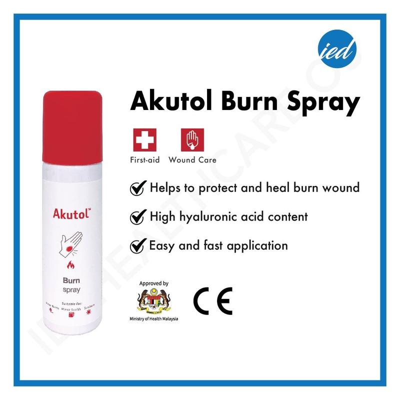 AKUTOL BURN SPRAY (60ml) | Minor Burn Spray Burn Wound | 100 - TikTok ...