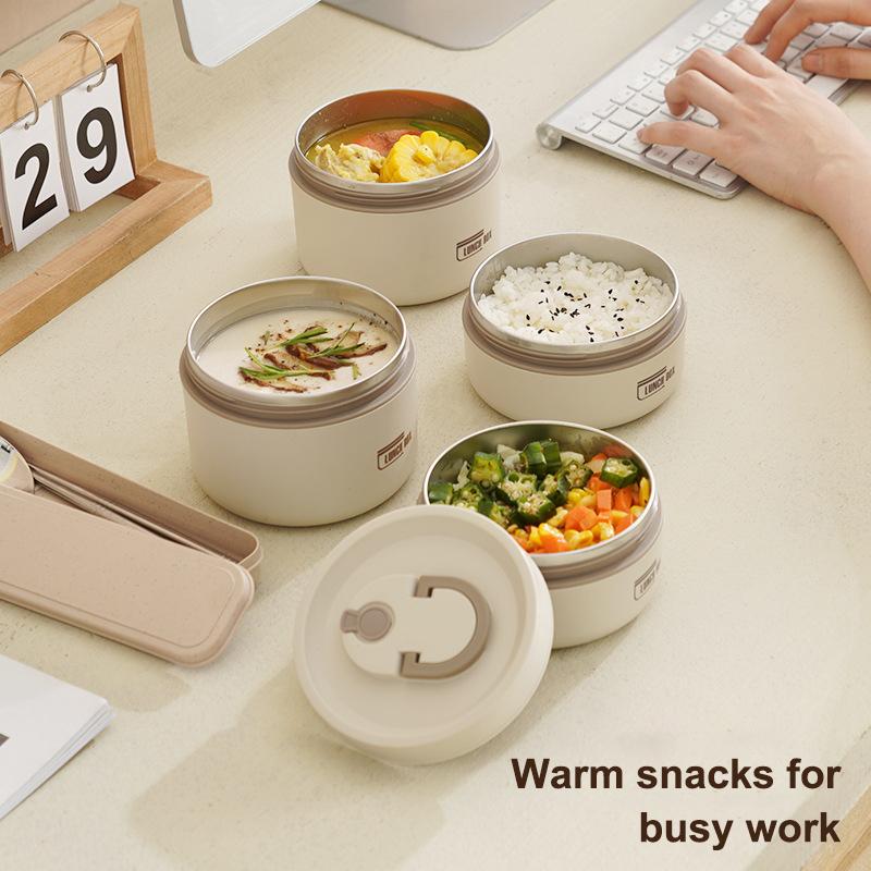 Insulated lunch box mga bata adult lunch box multi-layer stainless - TikTok Shop Philippines