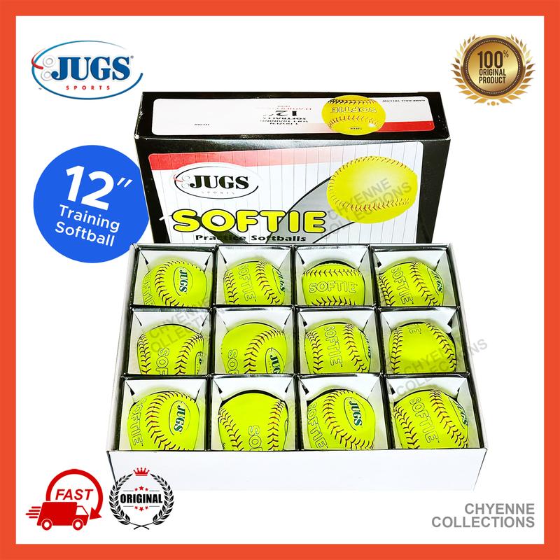 JUGS Softie Softball 12" Leather Yellow for Pitching Machine - TikTok ...
