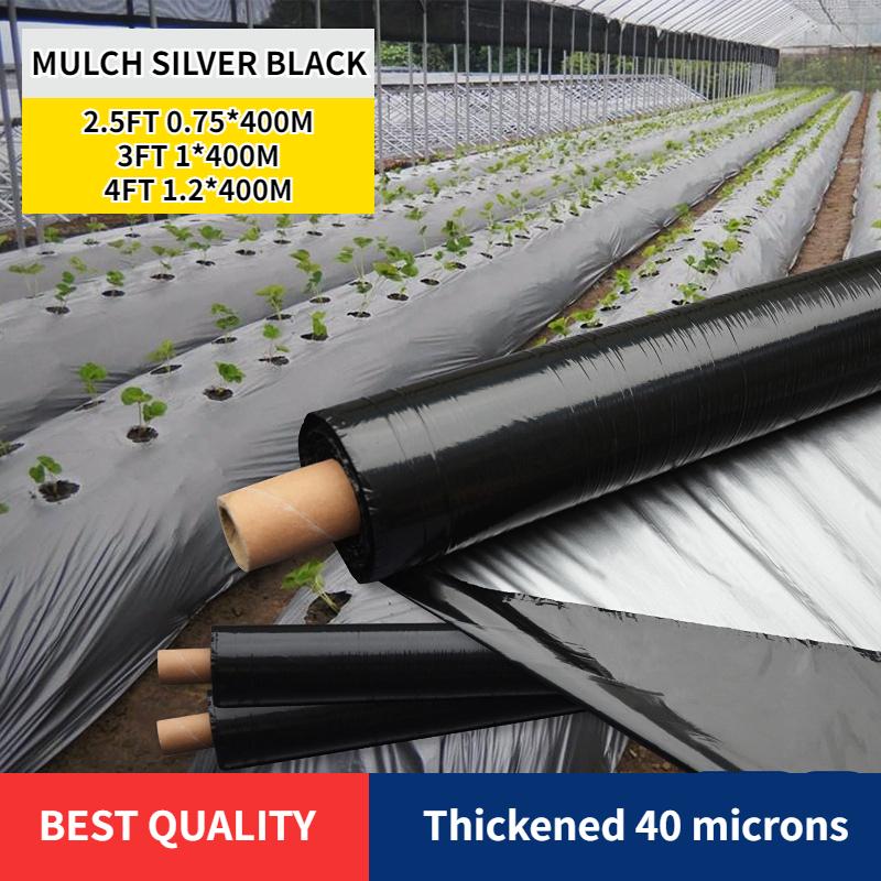 THICKENED 40 Microns PLASTIC MULCH FILM 4FT 1.2x 400METERS 3FT - TikTok ...