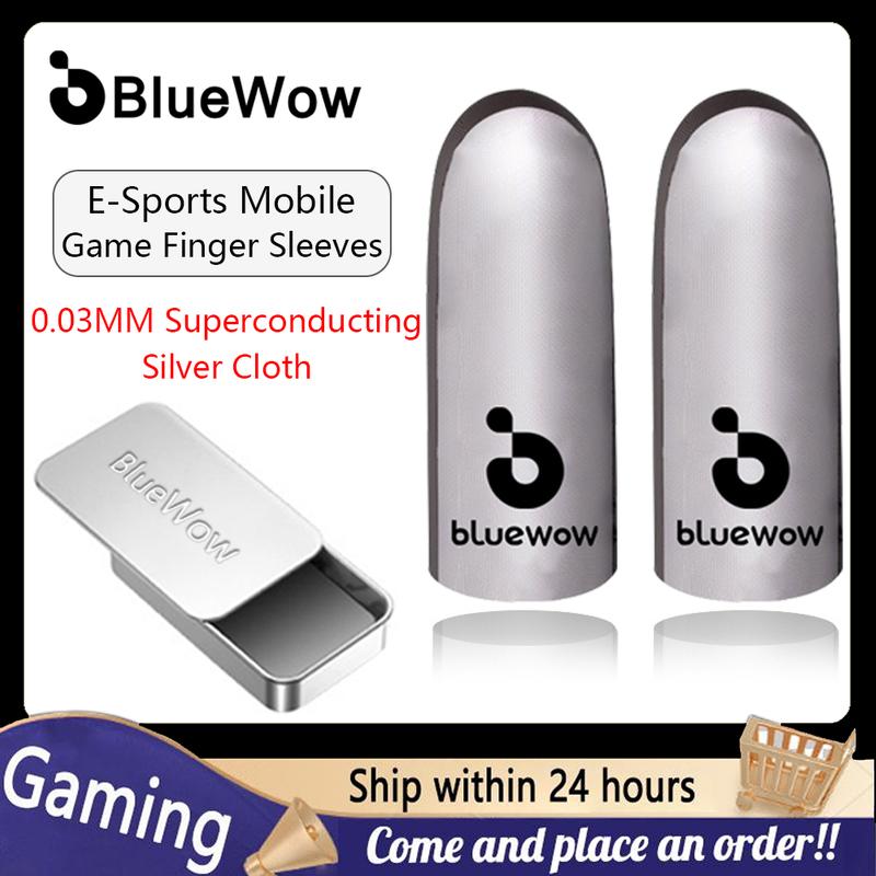 Lengan Jari Permainan, BlueWow, Penutup Hujung Jari, Anti-gelincir ...