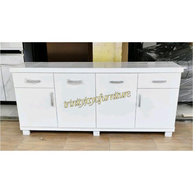 Meja Dapur Kitchen Set Bawah Kayu Bloktik 4Pintu ...