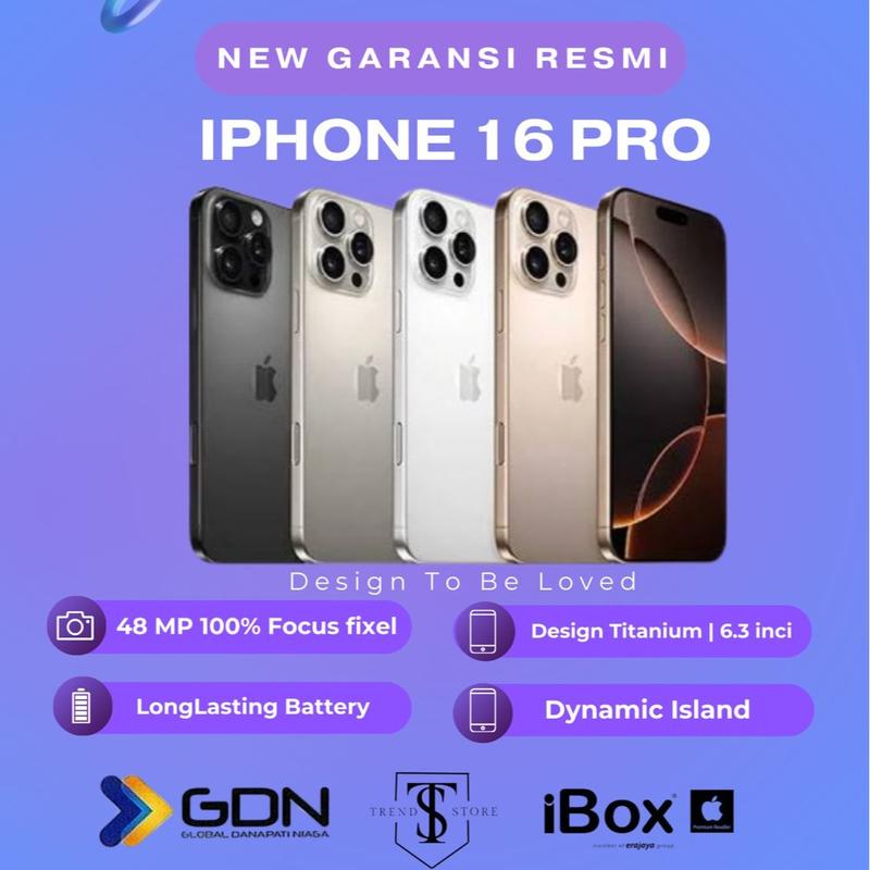 Apple Iphone 16 PRO 128Gb - 512GB Garansi Resmi Indonesia iBox - Shop ...