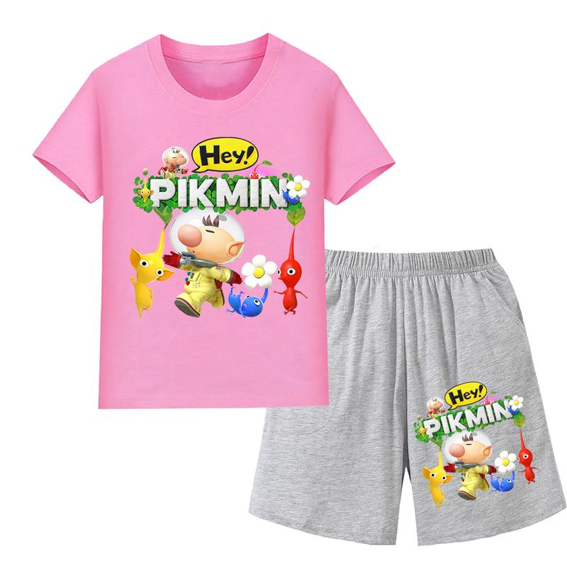 Pikmin Clothing Set Tracksuit for Boy Child Jogging Swimsuit Kids Girls ...