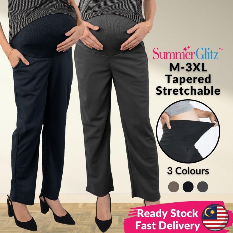 SummerGlitz Maternity Regular Tapered Pants | Seluar Mengandung ...