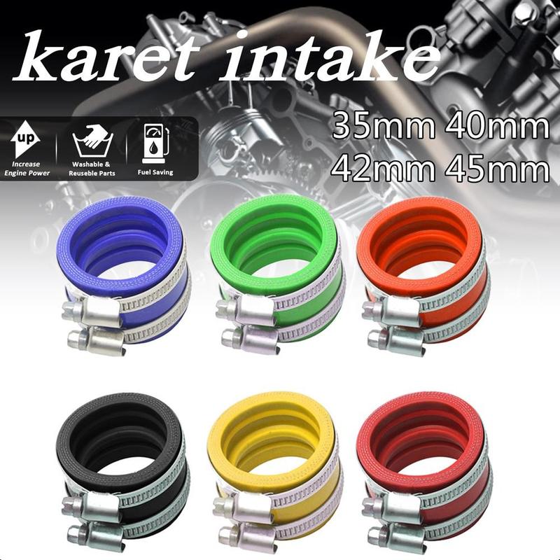 35/40/42/45mm KARET TB THROTTLE BODY INTAKE MANIFOLD MANIPUL PE PWK PWL ...