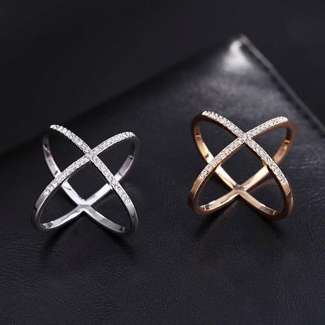 {READY STOCK}Alloy Crystal Cross Hollow Scarves Buckle/Fashion - TikTok ...