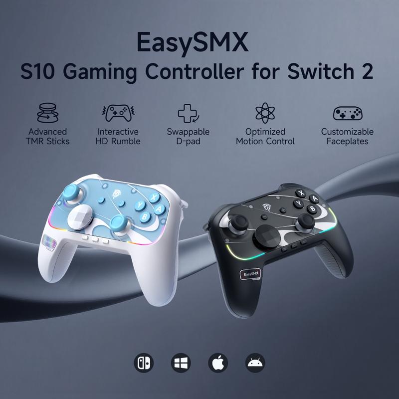 EasySMX S10 Switch 2nd Generation Controller Pro Bluetooth Joycon Game ...