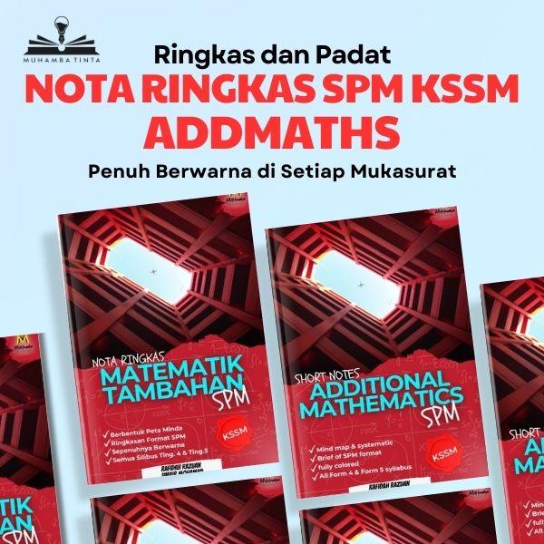 Buku Nota Ringkas Penuh Berwarna Add Math SPM KSSM (BM / ENG - TikTok ...