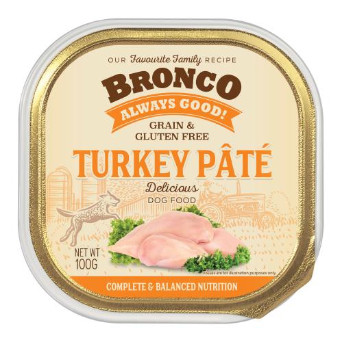 (Bundle of 16) Bronco Wet Dog Food Turkey Pate Tray 100g - TikTok Shop ...
