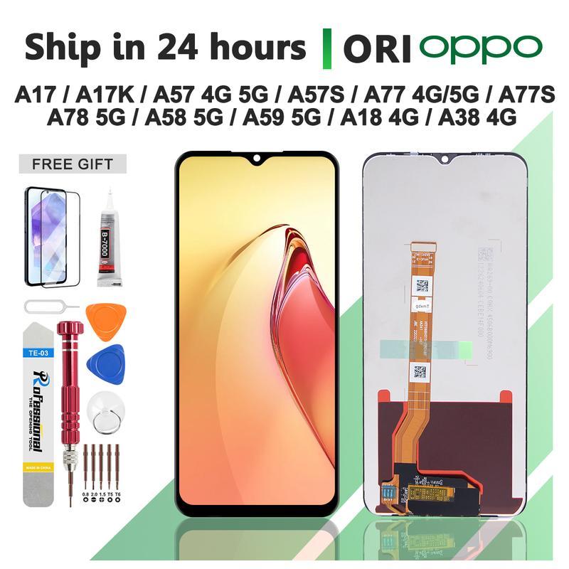 For OPPO A17 CPH2477/A17K/A57 2022(4G)/A77S LCD TOUCH SCREEN - TikTok ...
