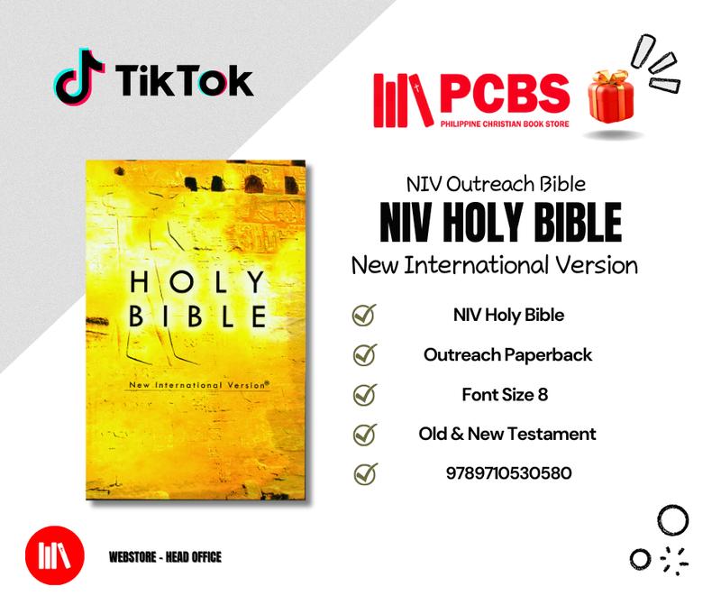 PCBS NIV Holy Bible Paperback (OLD & NEW TESTAMENT/FONT SIZE - TikTok ...
