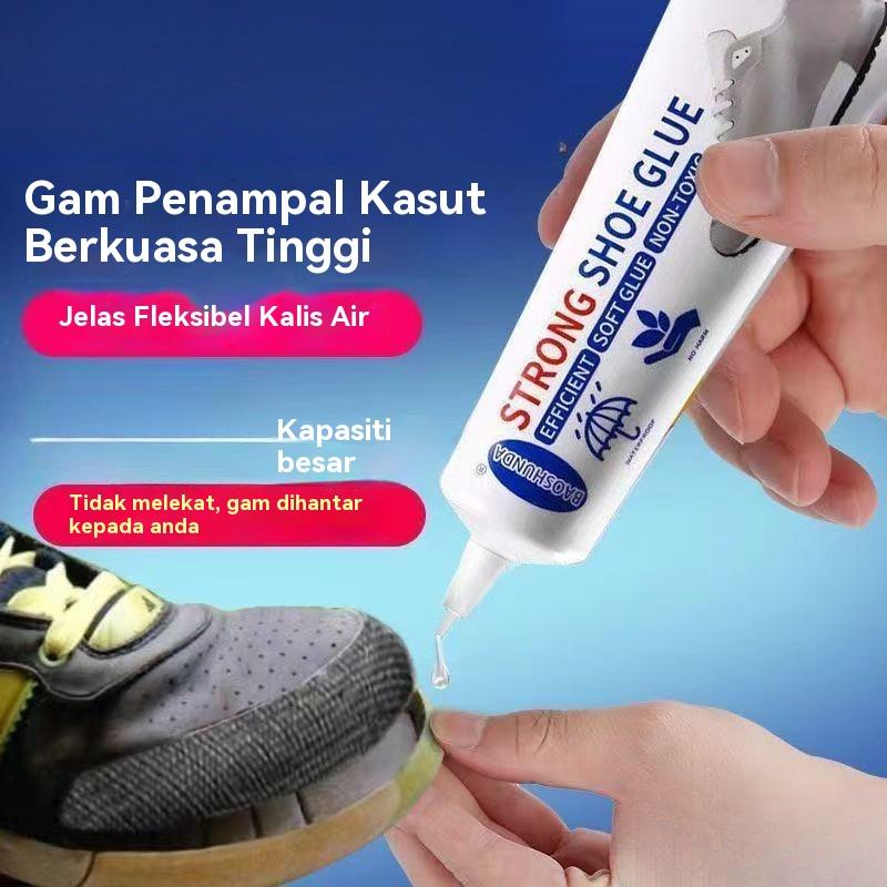 Gam Pembaikan Kasut Mudah Kering Mudah Alih, Gam Lutsinar Lembut ...