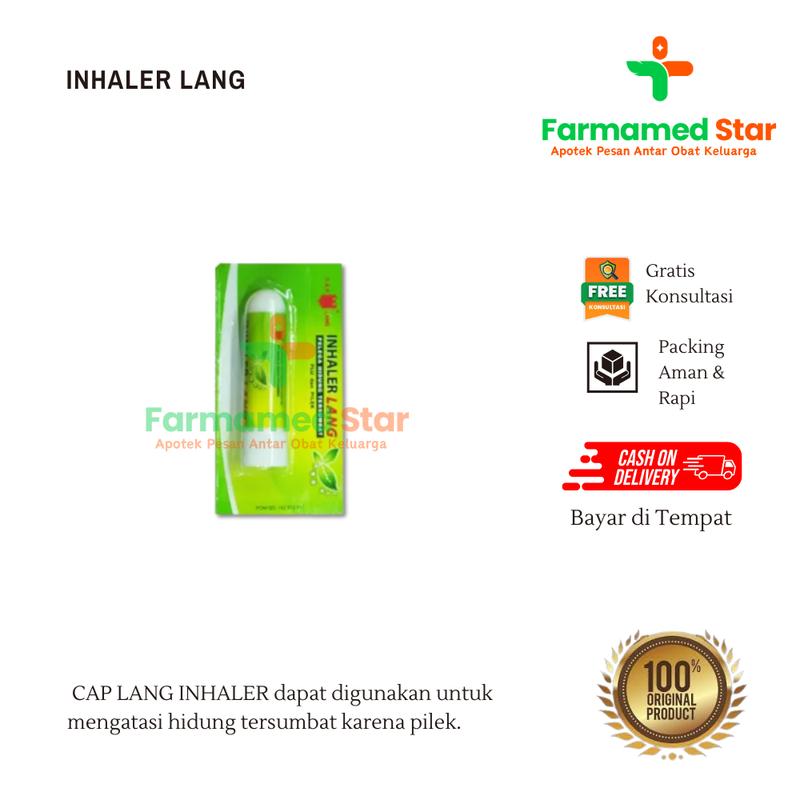 INHALER CAP LANG - UNTUK HIDUNG TERSUMBAT - Shop | Tokopedia