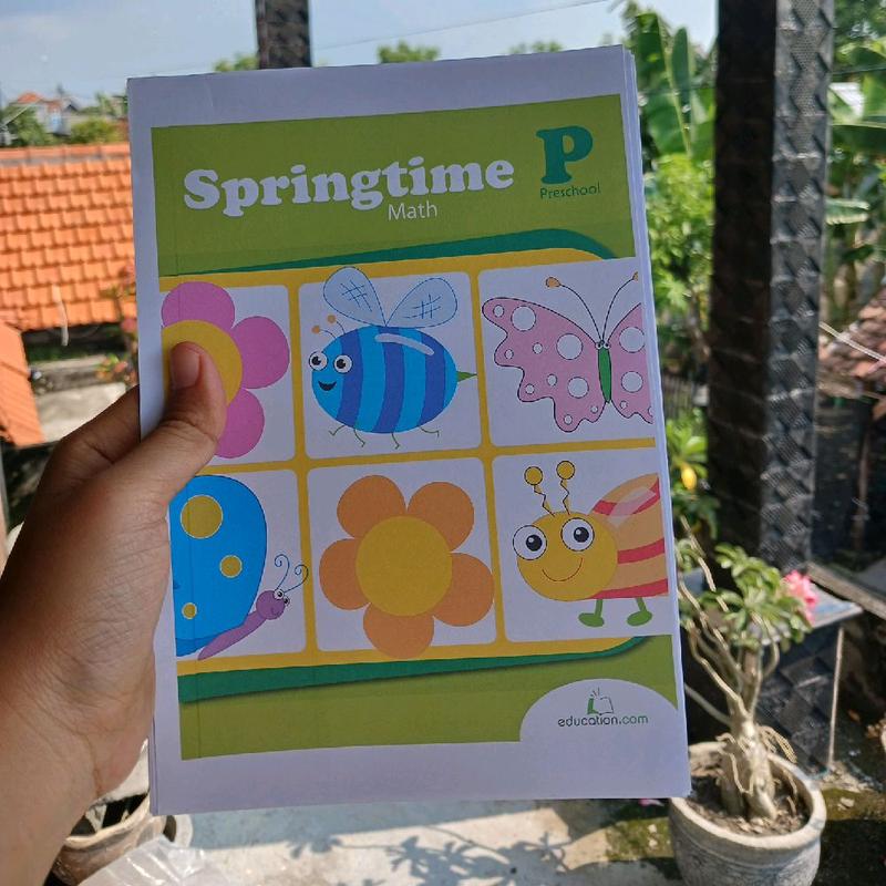 Print out lembar kerja anak TK / PAUD (16 lembar) Spring time - Shop ...
