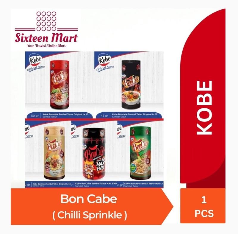 KOBE Bon Cabe (Chilli Sprinkle) - Original, Nori, Abon Sapi (SG ...