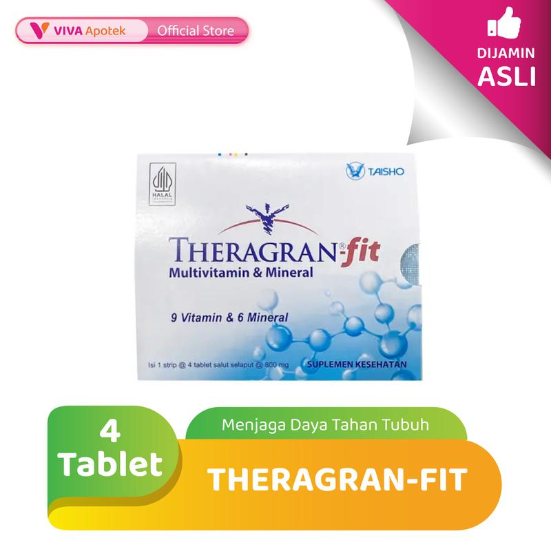 Theragran-Fit untuk Menjaga Daya Tahan Tubuh (4 Tablet) - Shop | Tokopedia
