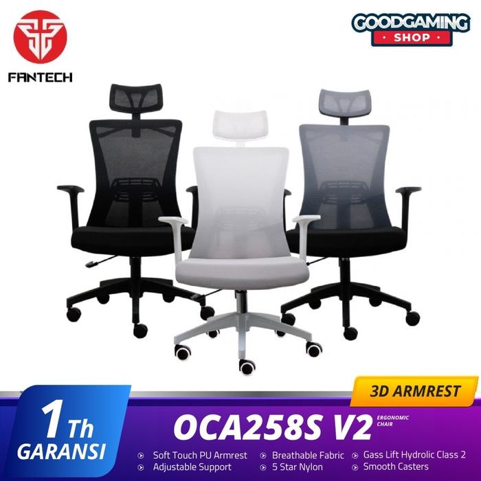 Promo Fantech OCA258s / OC-A258s V2 Kursi Kerja Kantor Premium Office ...