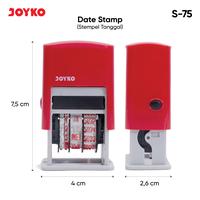 Promo JOYKO Date Stamp Stempel Tanggal S-75 Self Inking - Stamp Purple ...
