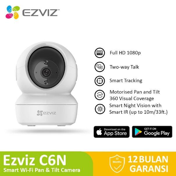 Jual Ezviz C6N 2MP 4MP Smart Wifi Tilt Camera 1080p Garansi Resmi 1 ...