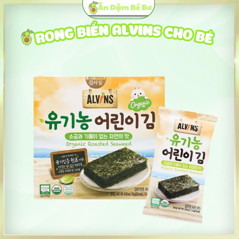 Rong Biển Tách Muối Hữu Cơ Alvins Hàn Quốc, Rong Biển Hữu Cơ - TikTok Shop Vietnam