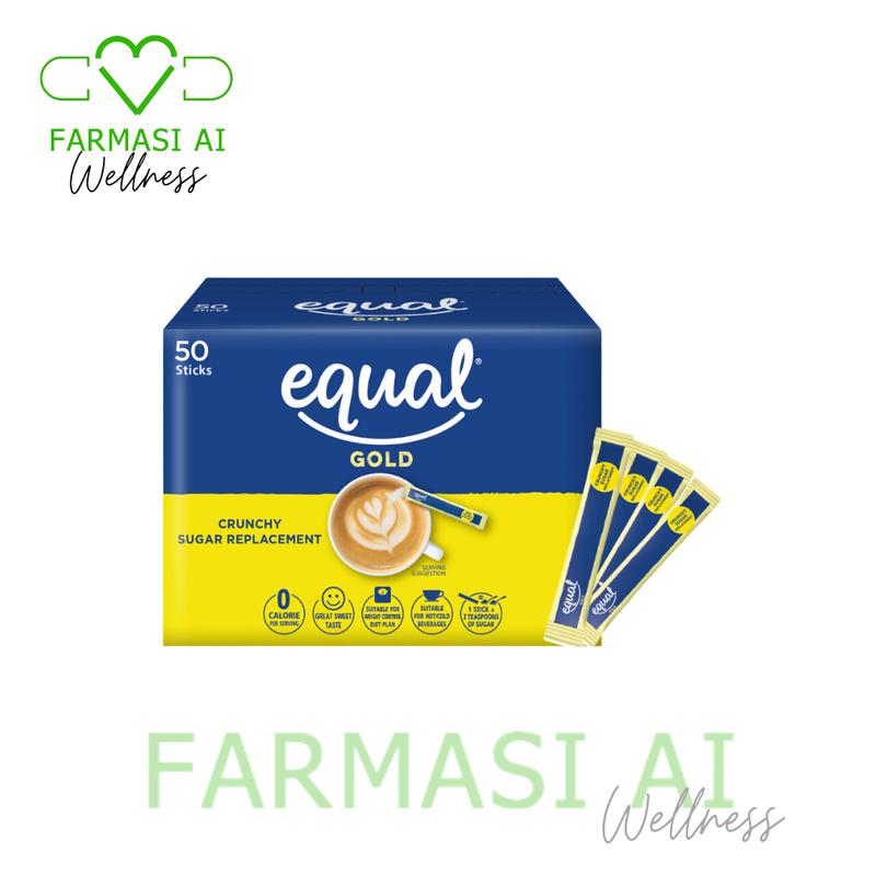 Equal Gold Crunchy Granular Sweetener Stick 50's (Exp Date: 05/2027 ...