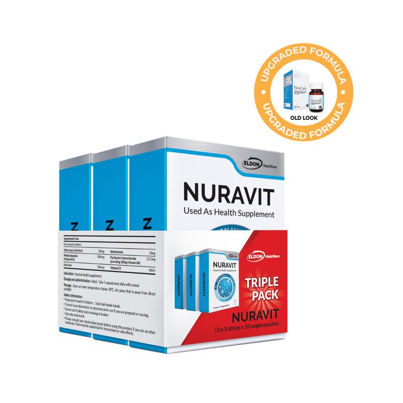 Free gift!!!Eldon Nutrition Nuravit capsule 30s/3x30s Vitami - TikTok ...