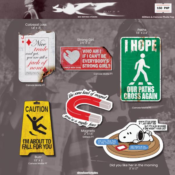 NIKI Buzz Inspired Decorative Waterproof Stickers - TikTok Shop Philippines