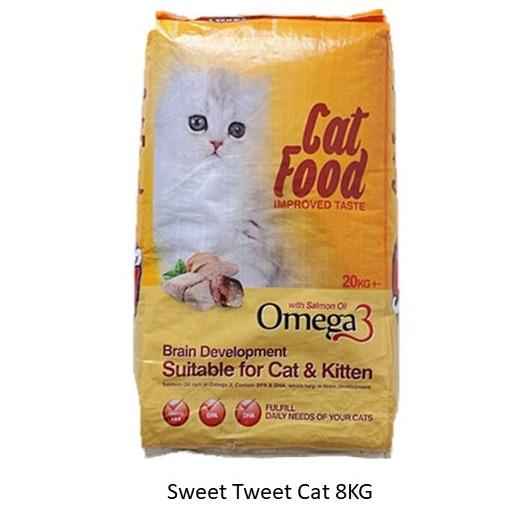 SWEET TWEET CAT FOOD 8KG - ONE COLOUR TANPA PEWARNA - TikTok Shop Malaysia