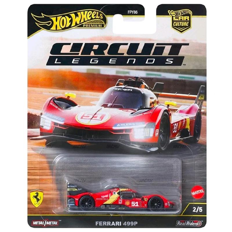Hot Wheels Premium Ferrari 499P Circuit Legends - Diecast Mobil - Shop ...
