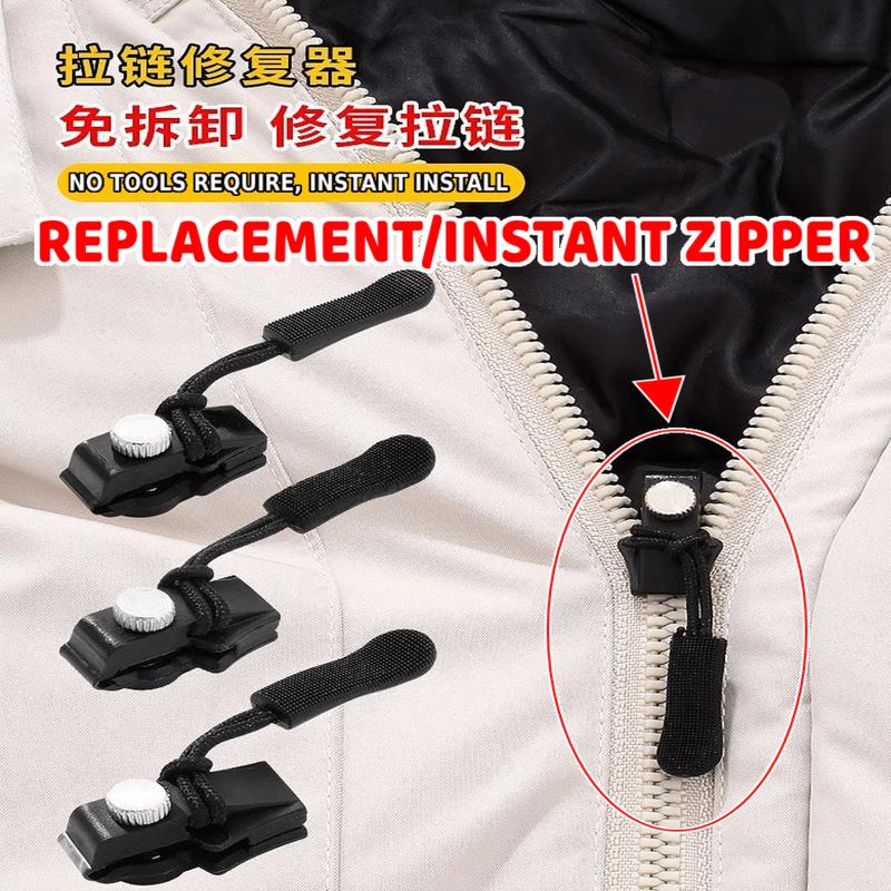 Viral Zip Jaket Zip Beg Universal Instant Zipper For Jacket Luggage Bag ...