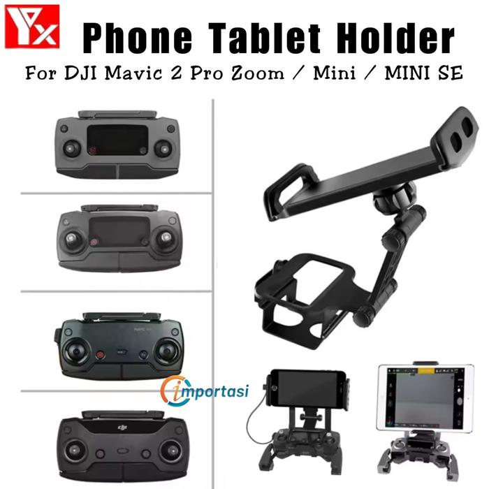 Jual Phone Tablet Holder HP Bracket Remote DJI Mini Mavic 2 Pro Zoom ...