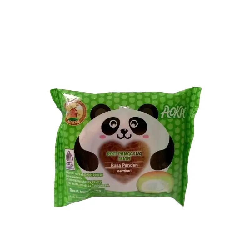 Roti Aoka Panda Rasa Pandan - Shop | Tokopedia