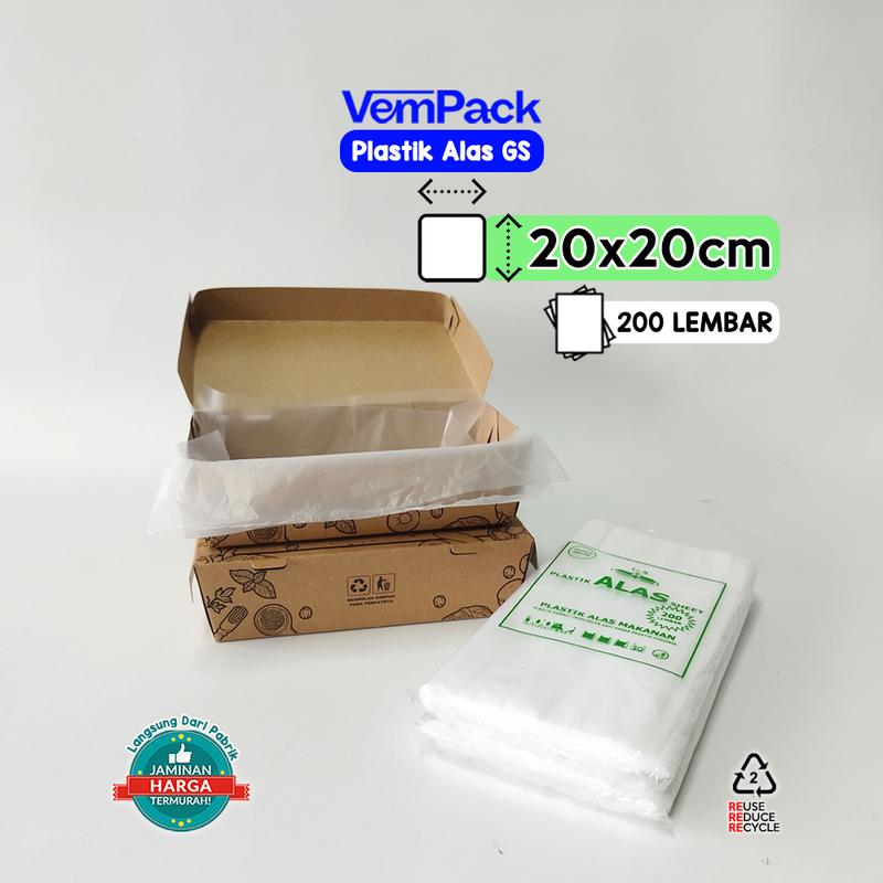 Plastik HD Alas / Plastik Alas Makanan 20 25 30 CM - Isi 200 - Shop ...