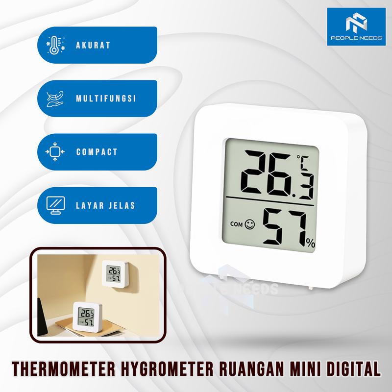 Termometer Ruangan Digital Mini Hygrometer Suhu Ruangan - Shop | Tokopedia