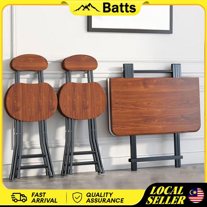 【Batts】Foldable Table/Foldable Chair Foldable Dining Table Foldable ...
