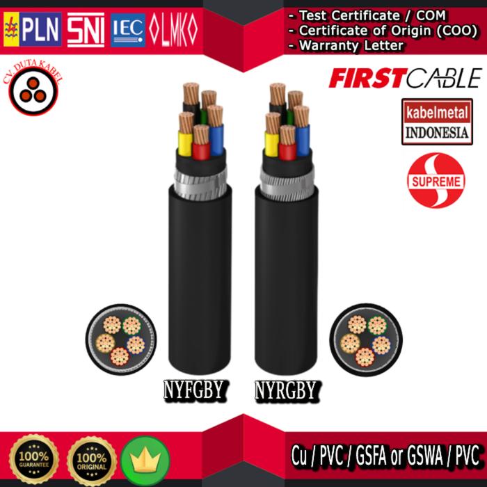 Jual Kabel NYFGBY / NYRGBY 5x25 mm2 SUPREME KABELMETAL (KMI) FIRSTCABLE ...