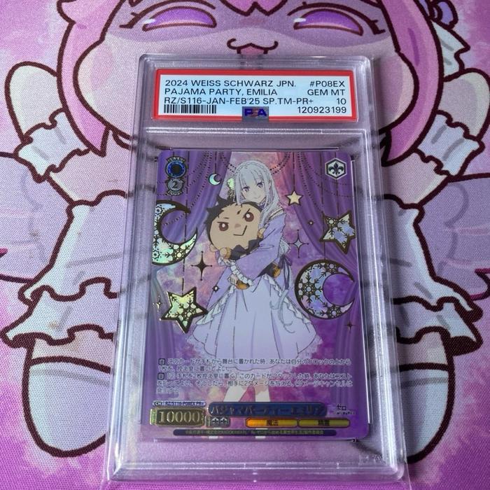 Jual PSA 10 Emilia PR+ WS JP Re Zero Kartu Weiss Schwarz TCG Japanese ...