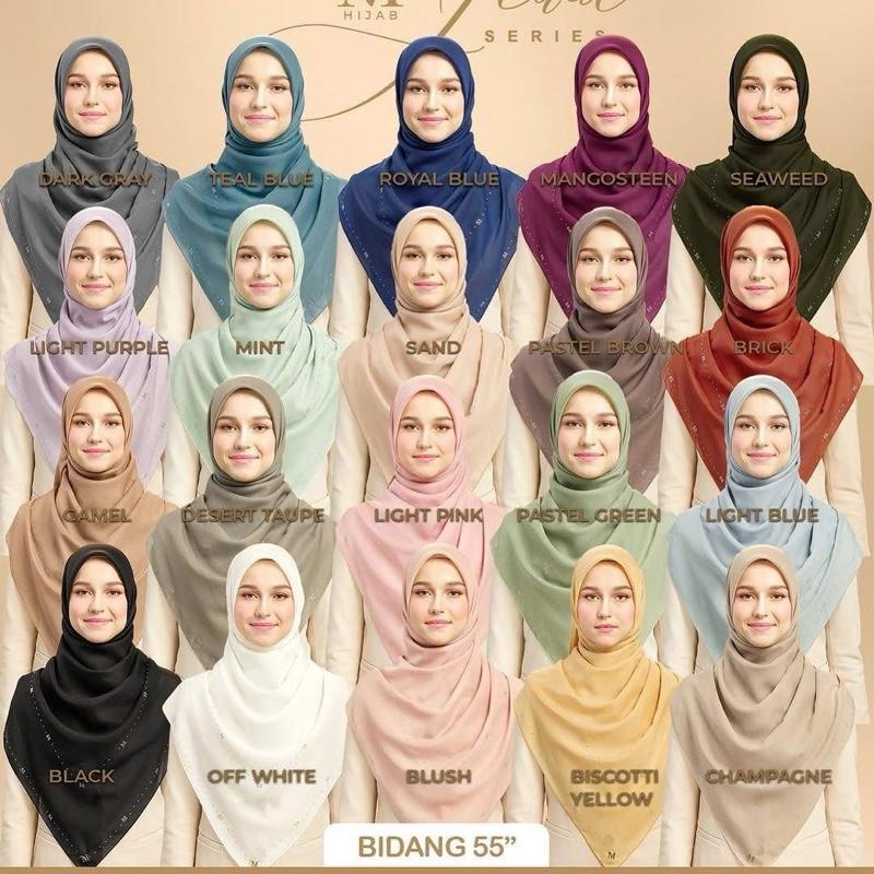 MINAZ HIJAB SAFFIYA SERIES BIDANG 55 - TikTok Shop Malaysia