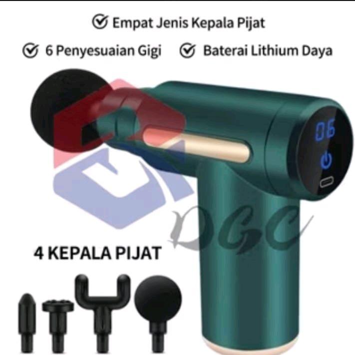 pistol pijat mini alat pijat elektrik massage gun alat pijat terapi ...