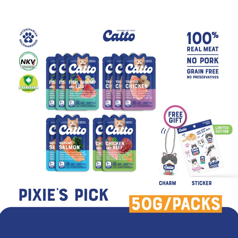 Catto Cat Food - Pitapixie's Special Pick Bundle 50gr x 10 pcs - Shop ...