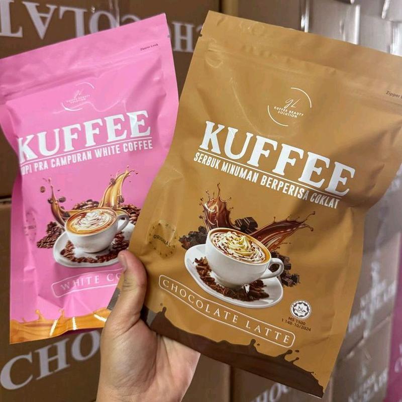 KUFFEE PREMIX COFFEE WHITE COFFEE CHOCO LATTE - TikTok Shop Malaysia